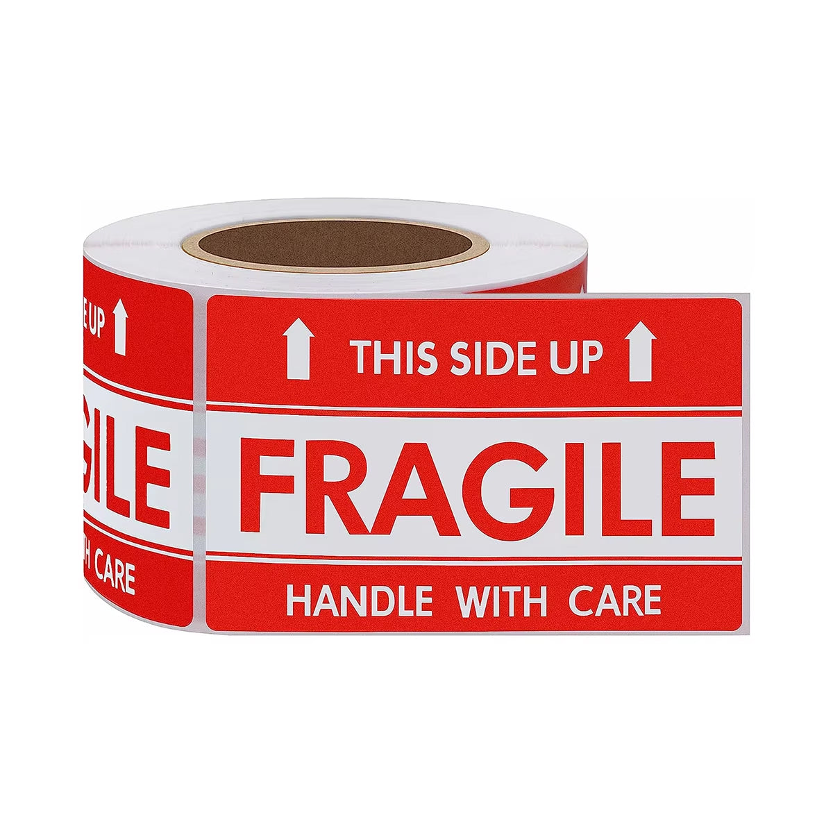 500PCS Fragile Stickers Careful Shipping Labels Waterproof Red and ...