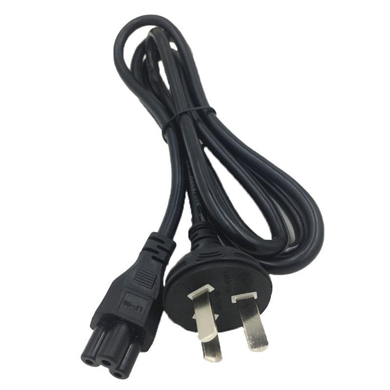 Power Cable with 3 Pin Mains Clover Leaf IEC C5 Connector for Laptop ...